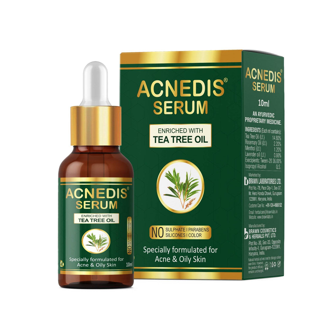 Acnedis serum-Face serum for Acne marks and acne prone skin Unisex 10m ...
